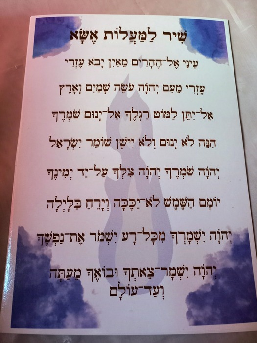 POSTER TEHILIM 121 :: Consciencia Alef